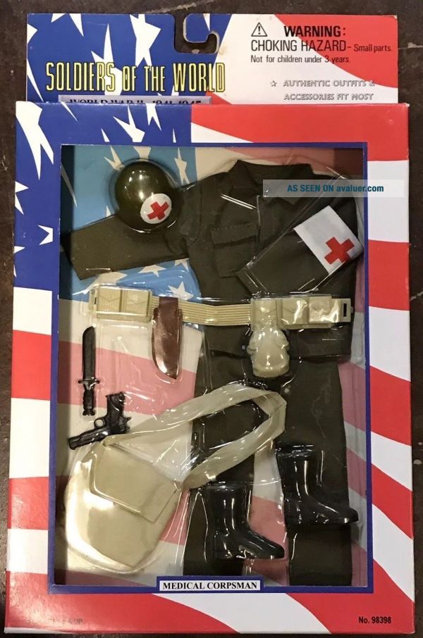 Soldiers Of The World Medical Corpsman WWII 12” GI Joe 1996 21st ...