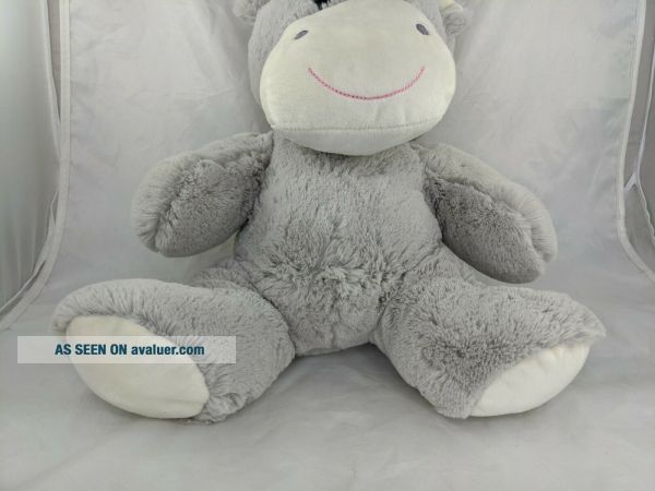 Okie Dokie Gray Hippo Plush 15 " Hippopotamus Stuffed Animal Toy ...