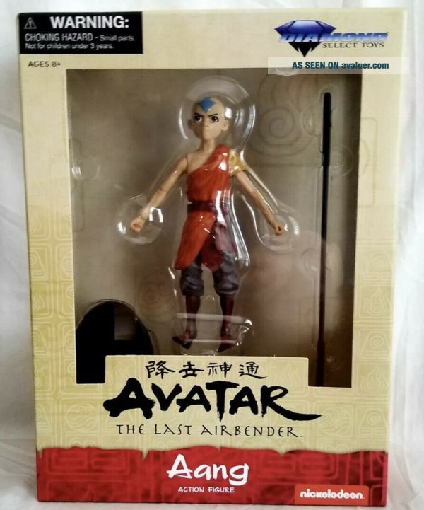 DIAMOND SELECT AVATAR THE LAST AIRBENDER AANG ACTION FIGURE RARE ...