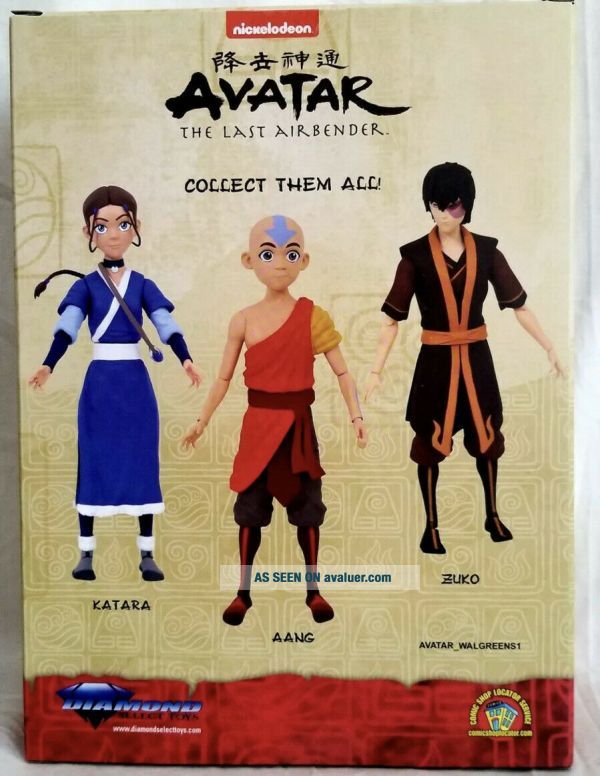DIAMOND SELECT AVATAR THE LAST AIRBENDER AANG ACTION FIGURE RARE ...