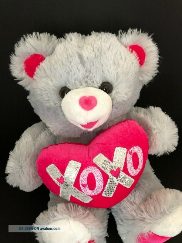 Dan Dee Sweetheart Teddy Bear 2018 XOXO Heart 19 " SOFT Plush Stuffed ...