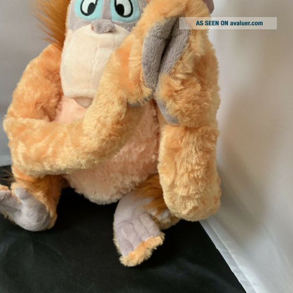 Disney Store Jungle Book King Louie Monkey Plush Ape Orangutan Stuffed ...