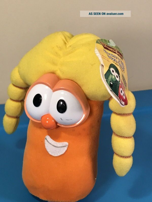 Fisher Price Veggie Tales Bounce N Talk Laura Carrot Plush 7 " Plush ...