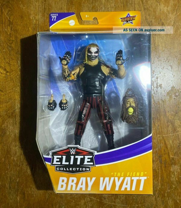 WWE Wrestling Mattel Elite Series 77 Bray Wyatt Figure The Fiend RARE ...