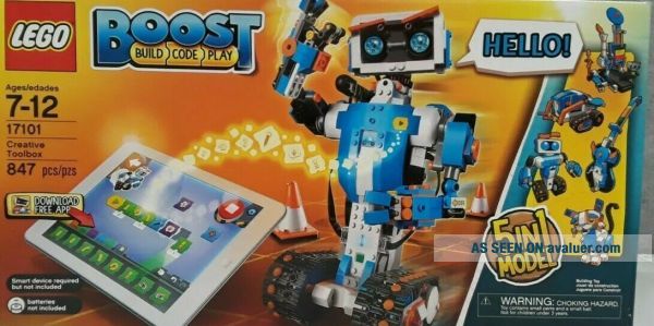 LEGO Boost Creative Toolbox 17101 Fun Robot Building And Educational ...