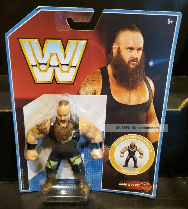 WWE Mattel Retro Series 8 BRAUN STROWMAN Monster Among Men Action ...
