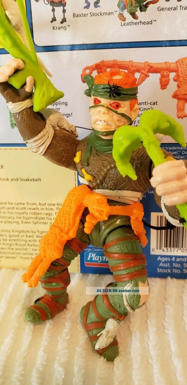 Rat King Vintage TMNT Ninja Turtles 1989 COMPLETE/w Packaging | #32966012