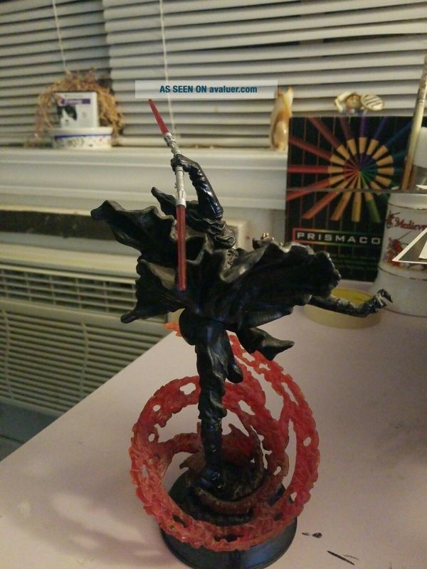 2005 HASBRO STAR WARS UNLEASHED DARTH MAUL LOOSE COMPLETE STATUE ACTION ...