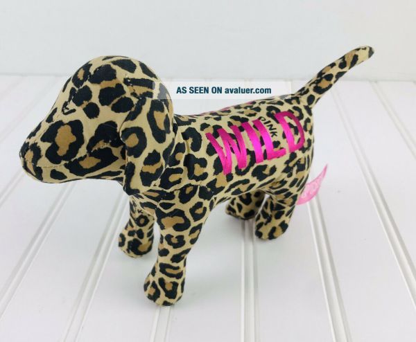 Victoria’s Secret VS Exclusive PINK Cozy Plush Dog Pink Leopard Wild ...
