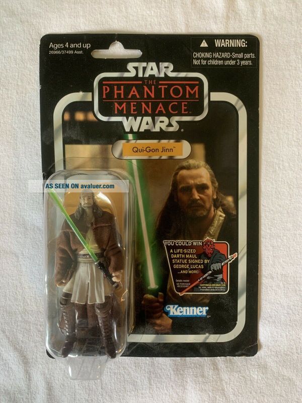 Stars Wars The Phantom Menace Qui - Gon Jinn Action Figure | #33054104