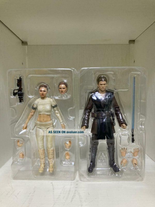 S. H. Figuarts Padme Amidala And Anakin Skywalker Attack Of The Clones ...