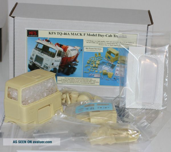 1/24 KFS KIT FORM SERVICES TQ - 46A MACK F DAY CAB TRANSKIT RESIN ...