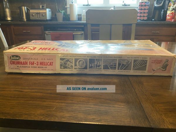 Guillows Giant Scale Grumman F6F - 3 Hellcat Flying Model Kit 1005 ...