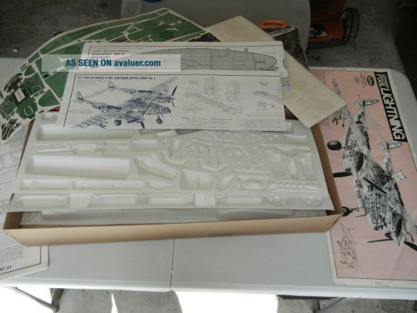 Guillow ' S Giant Scale Lockheed P - 38 Lightning Flying Balsa Model ...