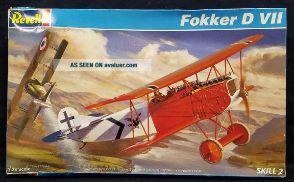 Revell 85 - 4665 1/28 JASTA 18 RAVENS FOKKER D VII Model Kit | #33078045