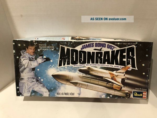 Vintage 1979 Revell James Bond 007 Moonraker 1:144 Scale Model Kit 4705 ...