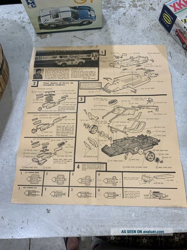 VINTAGE IMC FORD GT CAR MODEL KIT HARD TO FIND | #33108694