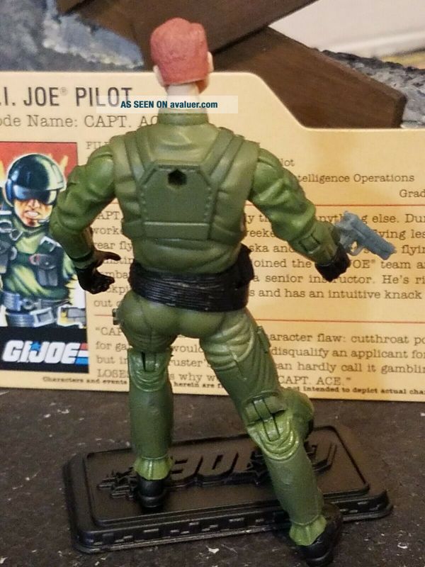 GI JOE 2008 CAPT ACE SKYSTRIKER PILOT 100 & CARD 25th AIR COMMAND ...
