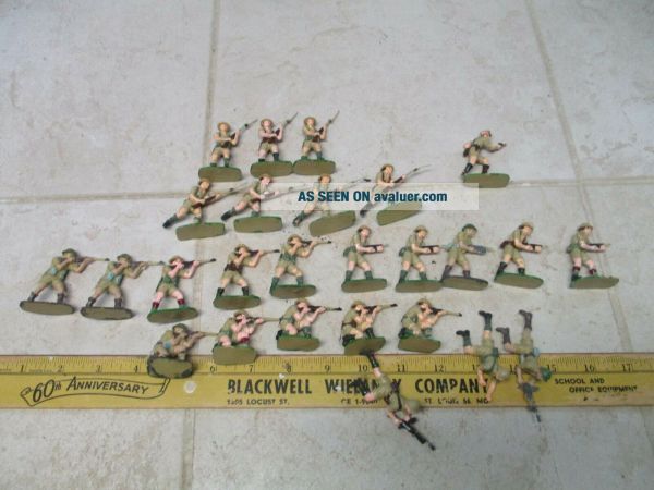 Airfix Plastic WWII British 8th Eighth Army Men Soldiers Figures 1/32 ...