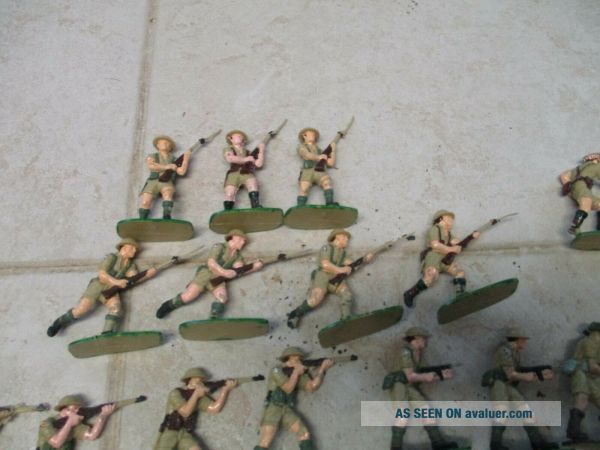 Airfix Plastic WWII British 8th Eighth Army Men Soldiers Figures 1/32 ...