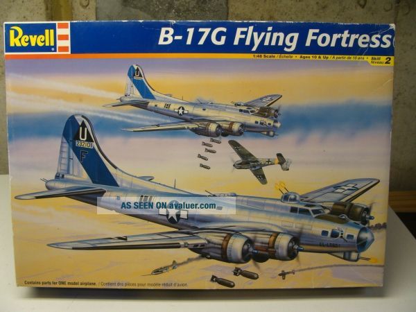 REVELL 1/48 SCALE B - 17G FLYING FORTRESS PLASTIC MODEL KIT COMPLETE ...