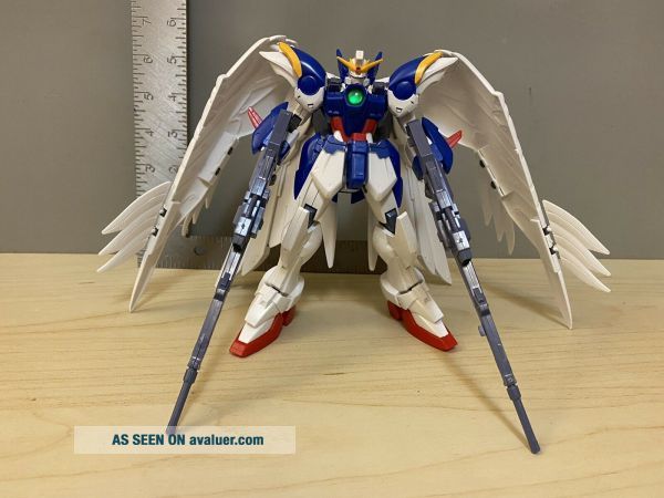 Built 7” Gundam WING ZERO CUSTOM Action Figure Model Kit Bandai 1:100 ...