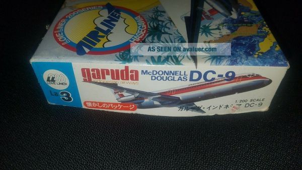 Hasegawa 1/200 Garuda Indonesian Airways DC - 9 McDonnell Douglas ...