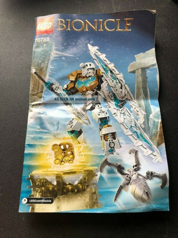 Lego Bionicle 70788: Kopaka - Master Of Ice Complete With Instructions ...