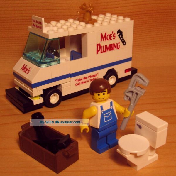 DadventureDan ' S CUSTOM MOE THE PLUMBER For LEGO Town City Truck ...