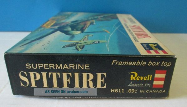 VINTAGE 1963 REVELL MODEL KIT SUPERMARINE SPITFIRE MK II PLANE | #33188592