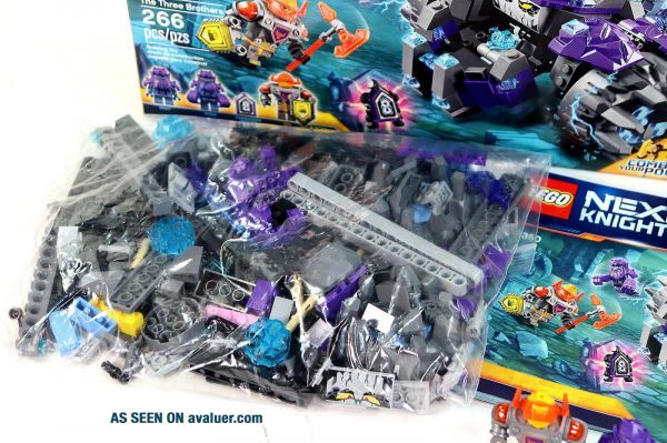 LEGO Nexo Knights 70350 The Three Brothers Complete W Instruction & Box ...