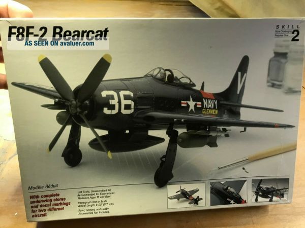 TESTORS GRUMMAN F8F - 2 BEARCAT SCALE 1:48 US NAVY FIGHTER AIRPLANE ...
