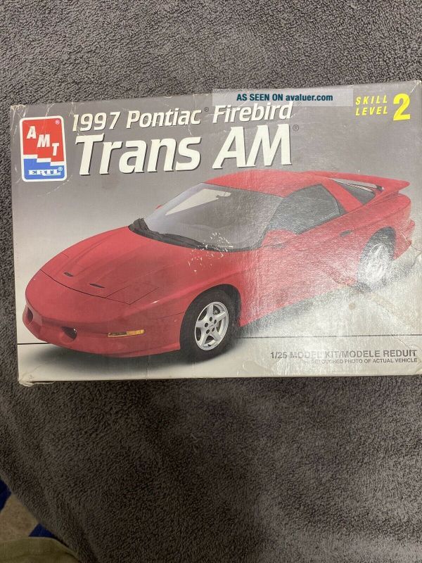 1997 PONTIAC TRANS AM PLASTIC MODEL KIT BY AMT 8223 1/25 SCALE | #33201436