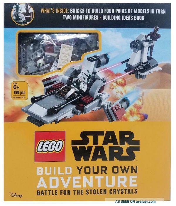 LEGO Star Wars Build Your Own Adventure Stolen Crystal Book And Set ...