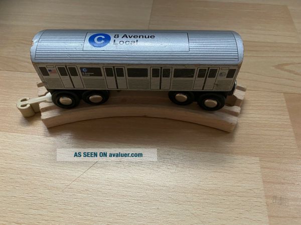 Munipals NYC Subway C Car Toy Train Wooden Railway | #33216819