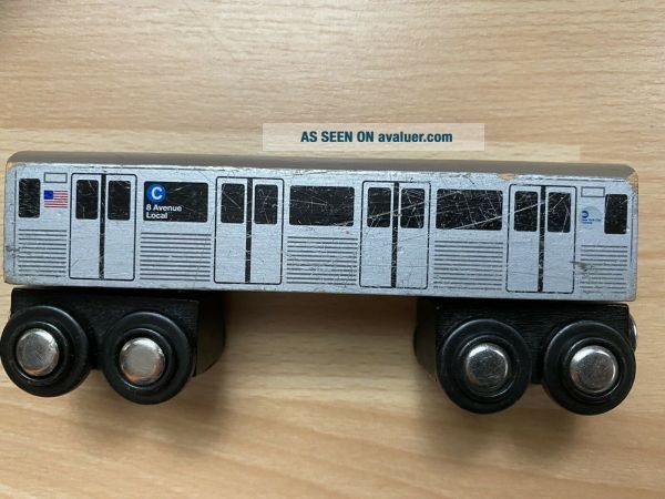 Munipals NYC Subway C Car Toy Train Wooden Railway | #33216819