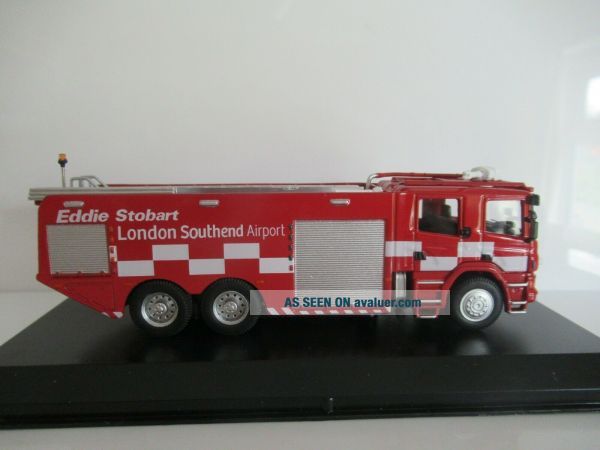 ATLAS EDITIONS WORLD OF STOBART SCANIA FIRE ENGINE LEAH - MILLIE SCALE ...