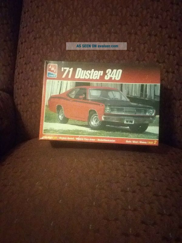 AMT ERTL ' 71 Plymouth Duster 340 1:25 Model Kit 8437 Complete In Open ...