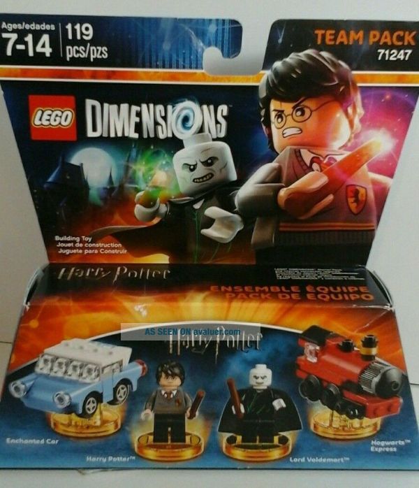 Lego Dimensions 71247 Harry Potter Hogwarts Express Lord Voldemort Team ...