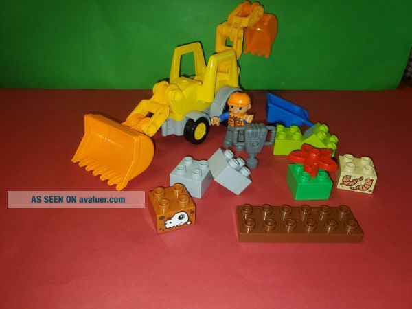 LEGO Duplo Backhoe Loader (10811) Complete (No Box, No Instructions ...