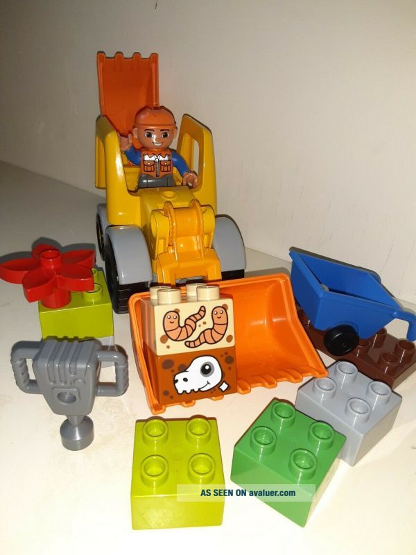 LEGO Duplo Backhoe Loader (10811) Complete (No Box, No Instructions ...