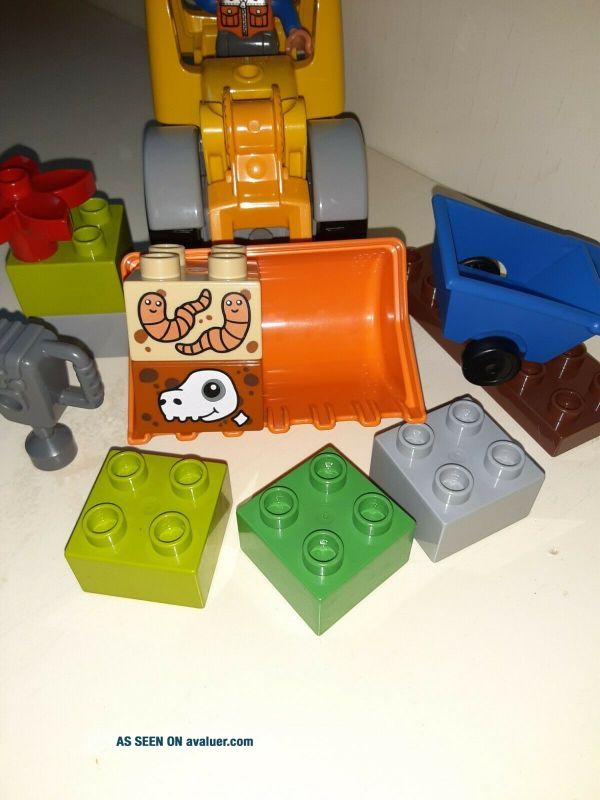 LEGO Duplo Backhoe Loader (10811) Complete (No Box, No Instructions ...