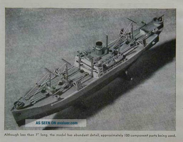 Victory Ship 1/64 Scale Model 1946 How - To Build PLANS | #33255049