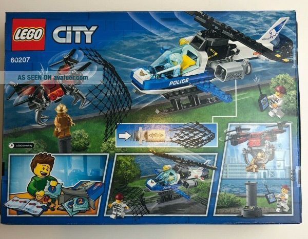Lego 60207 City Sky Police Drone Chase Set Golden Figure, | #33274222