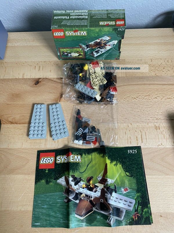 LEGO 5925 Adventurers Jungle Pontoon Plane Open Box | #33294118