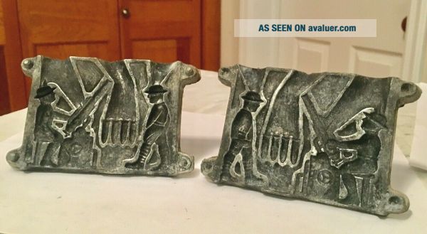 Vintage Home Foundry WWII Toy Lead Soldier And Cannon Mold And Beauty ...