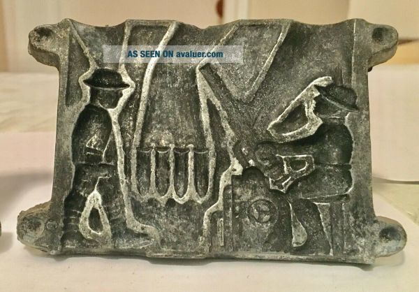 Vintage Home Foundry WWII Toy Lead Soldier And Cannon Mold And Beauty ...