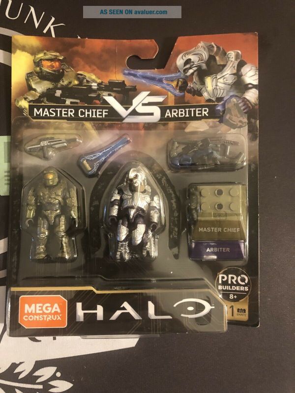 Mega Construx Pro Builders FINAL SHOWDOWN: HALO Master Chief Vs Arbiter ...