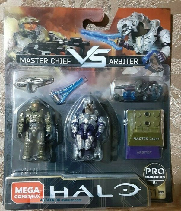 Mega Construx HALO Pro Builders FINAL SHOWDOWN: Master Chief Vs Arbiter ...