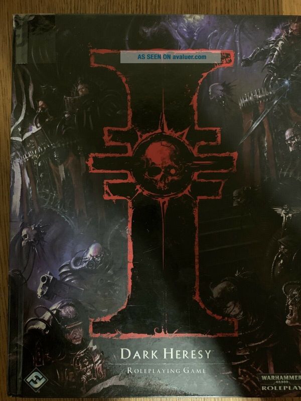 Fine Dark Heresy 2nd Ed Core Rulebook RPG FFG GW Warhammer 40k 40000 ...